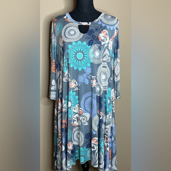 Tee For The Soul | Tops | 3xl Nwt Plus Size Tunicdress | Poshmark